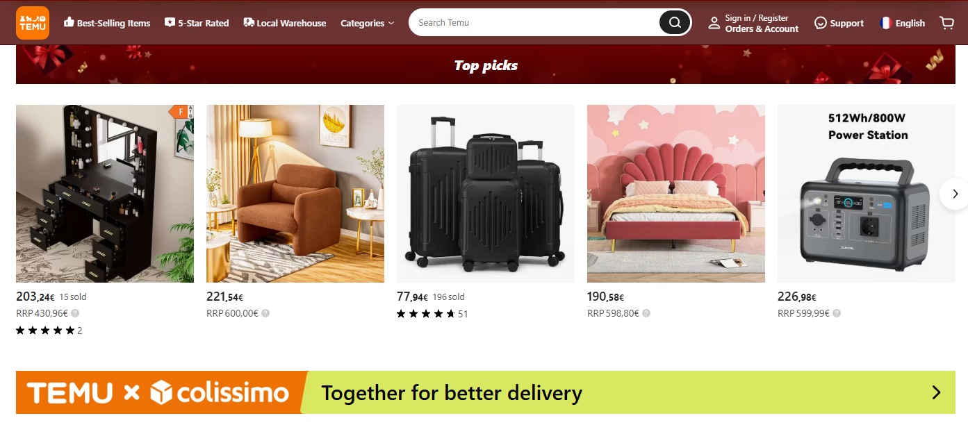 Temu FR Promo Codes & Discount Deals May 2026 » Get 50% Off